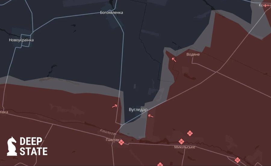 Росіяни просуваються в східну частину Вугледара й стирають місто обстрілами: аналітики DeepState ...